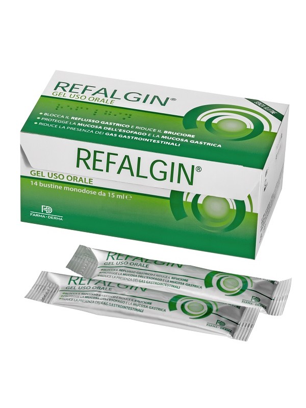 REFALGIN GEL OROSOLUBILE ANTIREFLUSSO 14 BUSTINE 15 ML