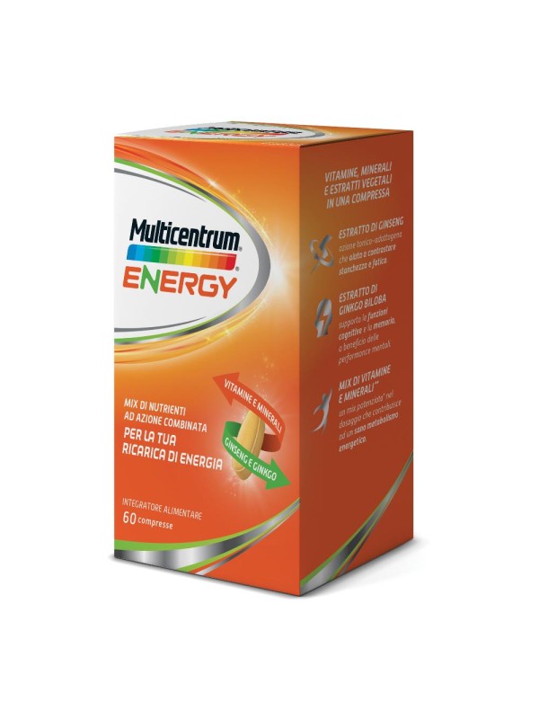 MULTICENTRUM MC ENERGY 60 COMPRESSE